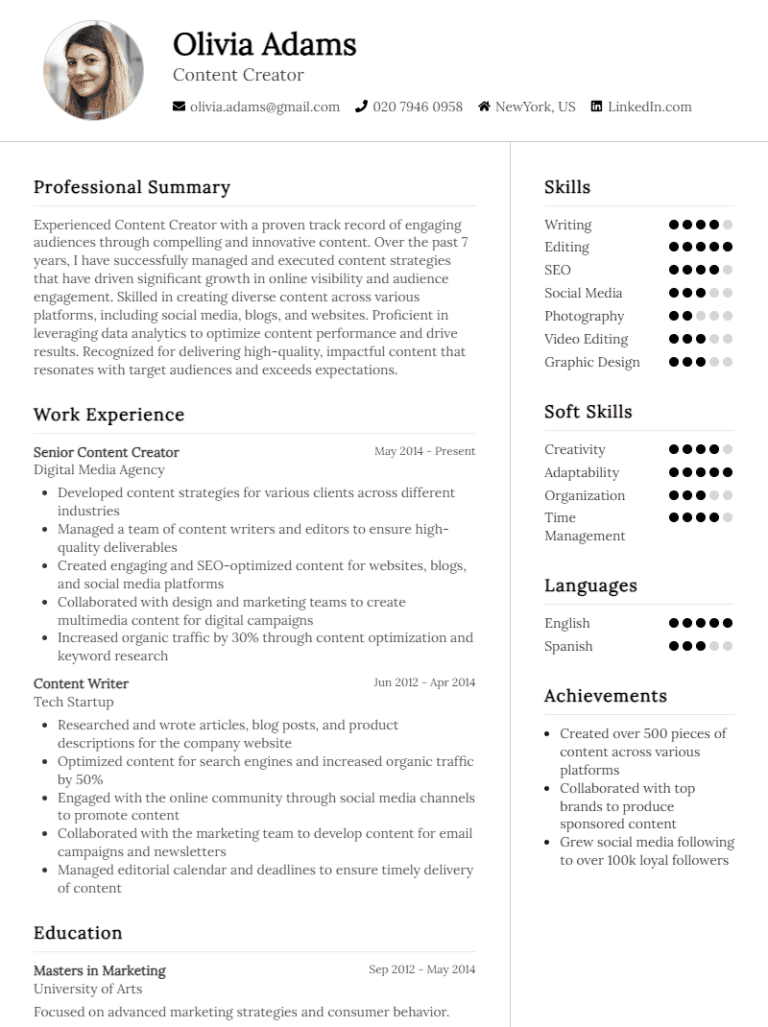 Free Online AI Resume Builder in 2025 - ResumeDesign.ai