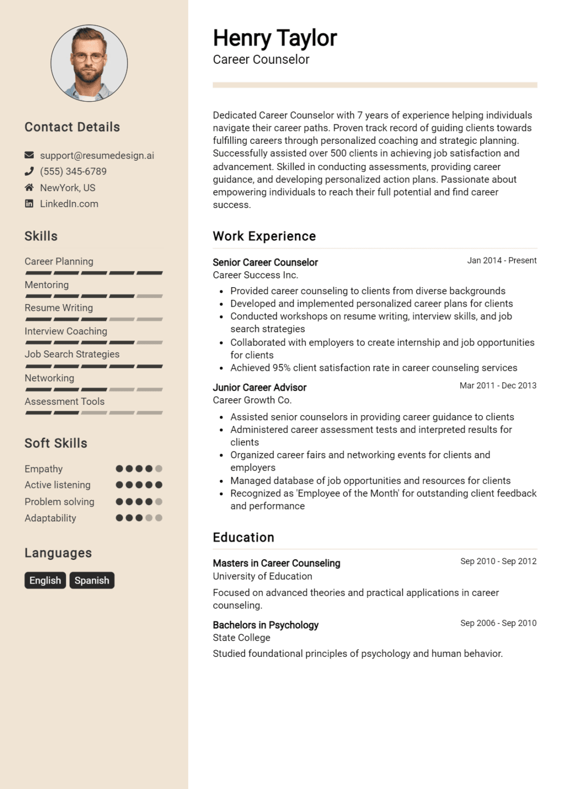 14 School Counselor Resume Examples And Templates for 2025 ...