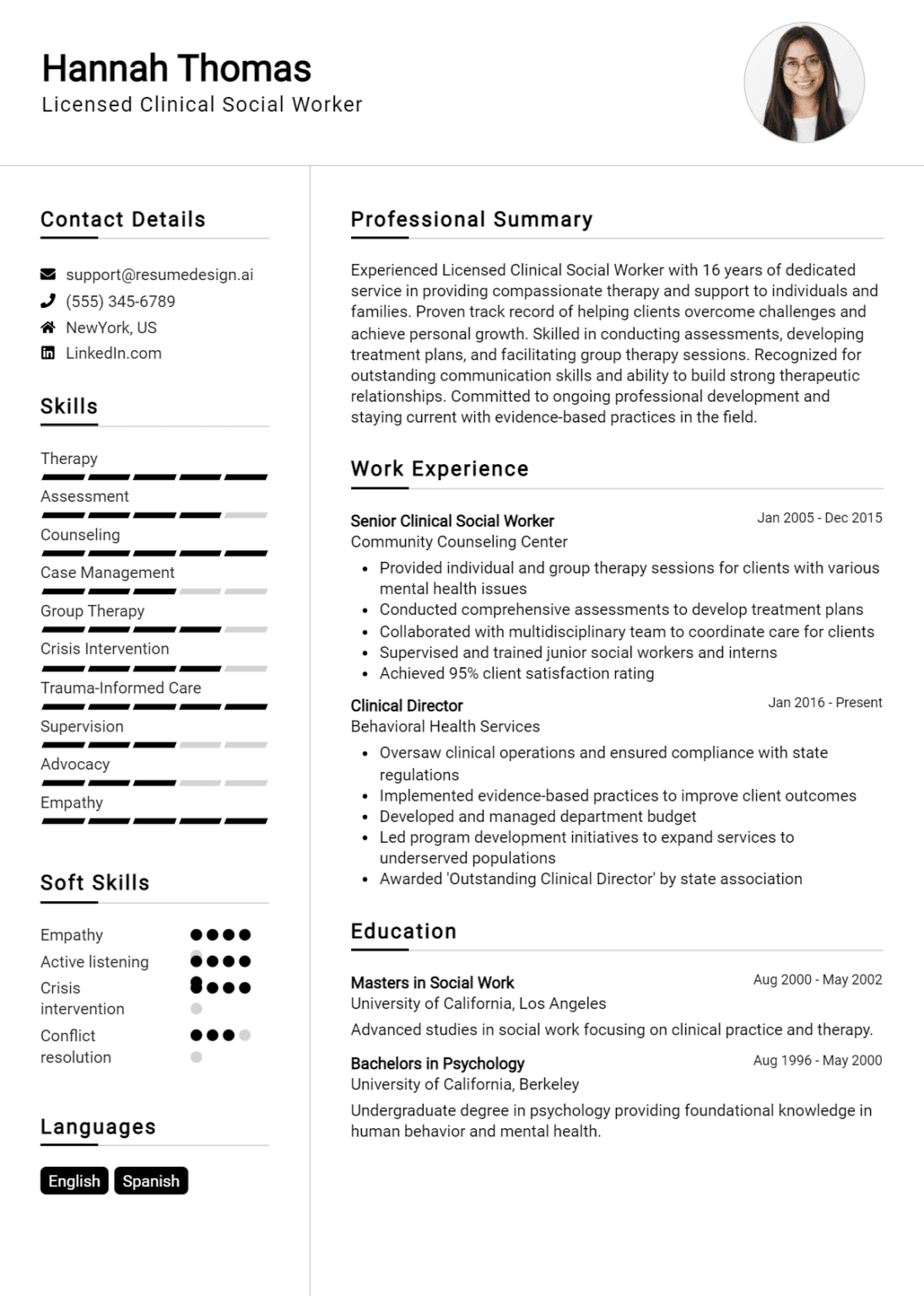 16 Licensed Professional Counselor Resume Examples And Templates for ...