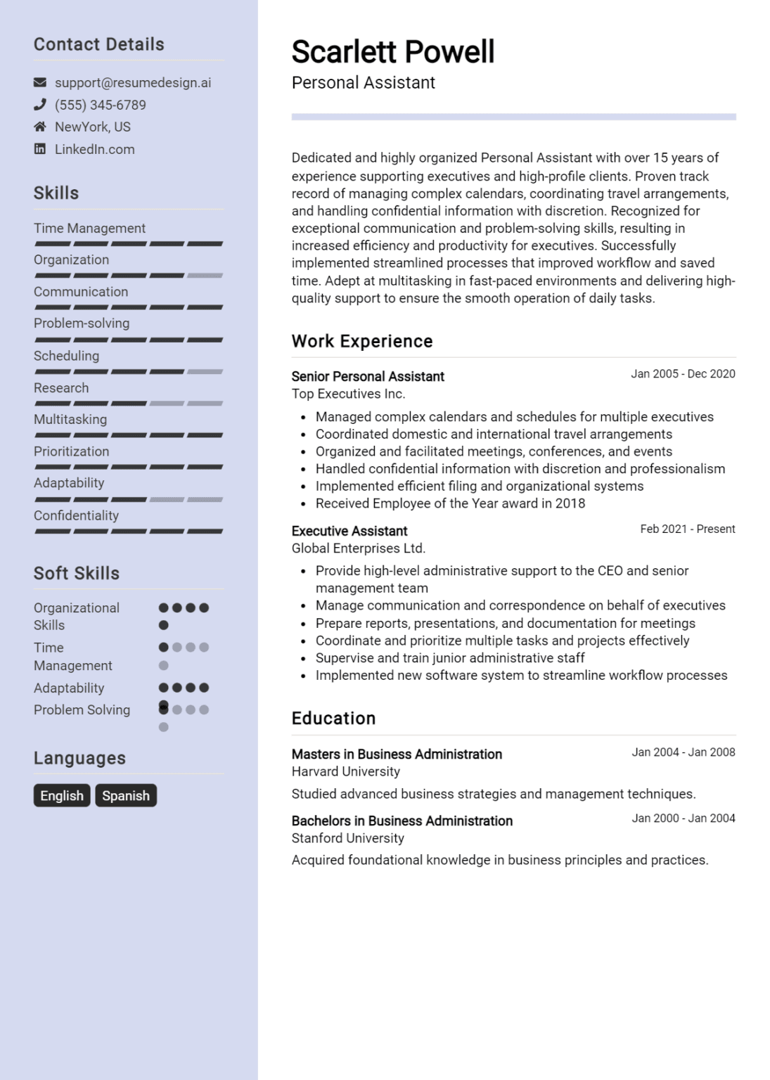 25 Virtual Assistant Resume Examples And Templates for 2024: Best Tips ...