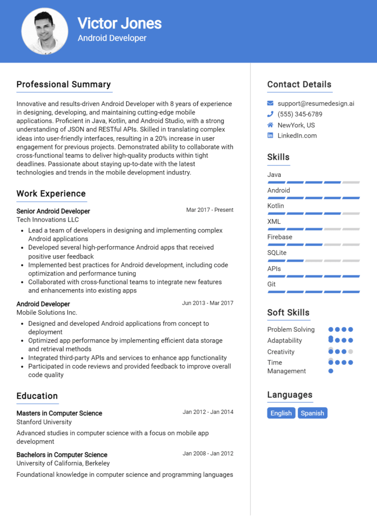10 Flutter Developer Resume Examples And Templates for 2024 [Guide ...