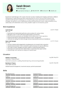 17 Financial Planning and Analysis Manager Resume Examples And ...