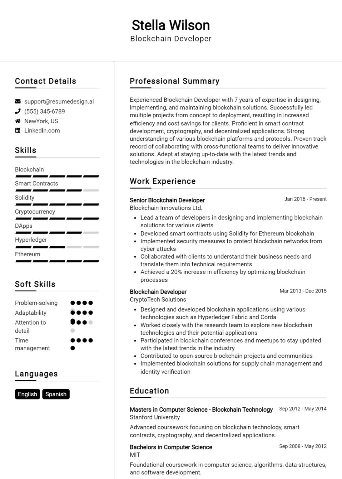 24 Back-End Developer Resume Examples And Templates for 2025 ...