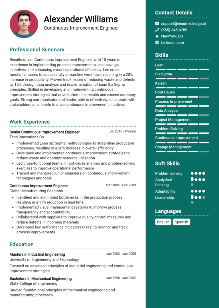 20 CNC Programmer Resume Examples And Templates for 2024 - ResumeDesign.ai