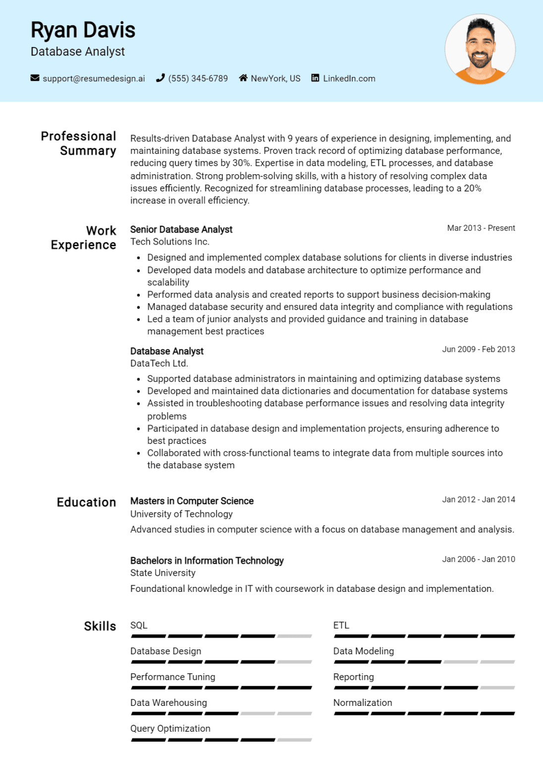 24 Database Modeler Resume Examples And Templates for 2025: Best Tips ...