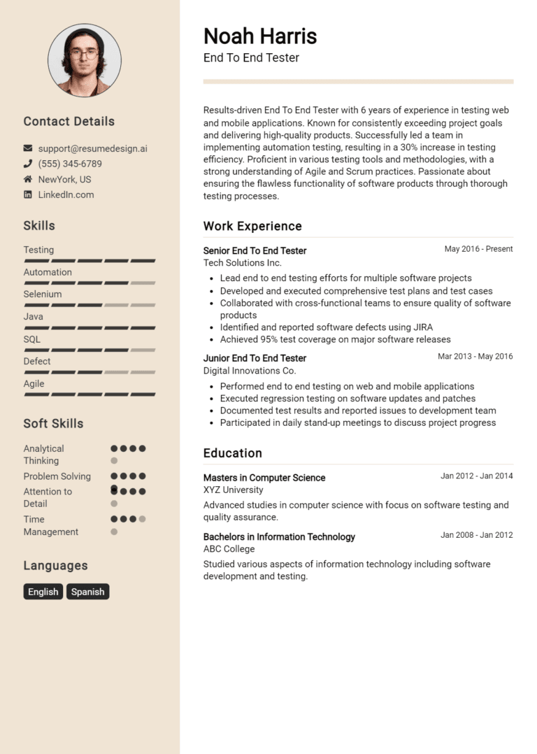 24 Compatibility Tester Resume Examples And Templates for 2025 ...