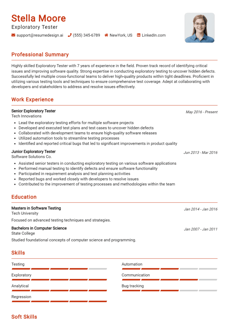 24 Functional Tester Resume Examples And Templates for 2025 ...