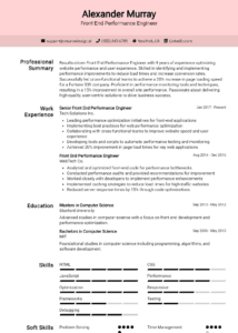 14 Angular Developer Resume Examples And Templates for 2025: Best Tips ...