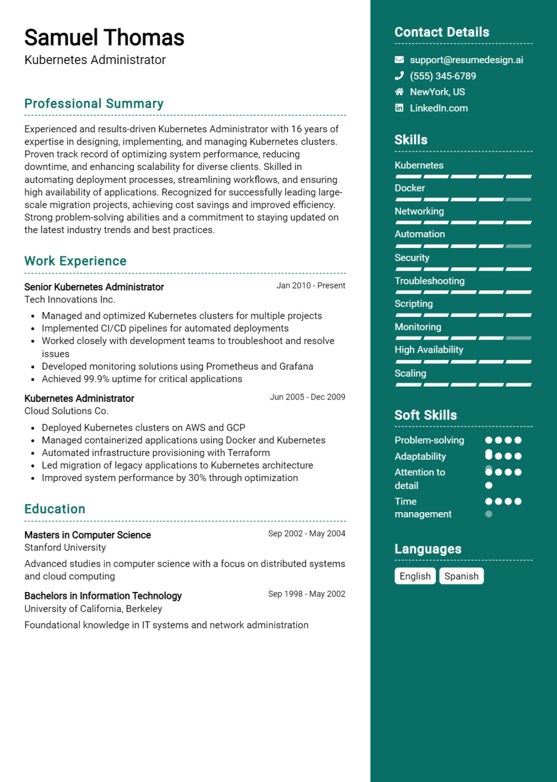 24 Azure Systems Administrator Resume Examples And Templates for 2025 ...