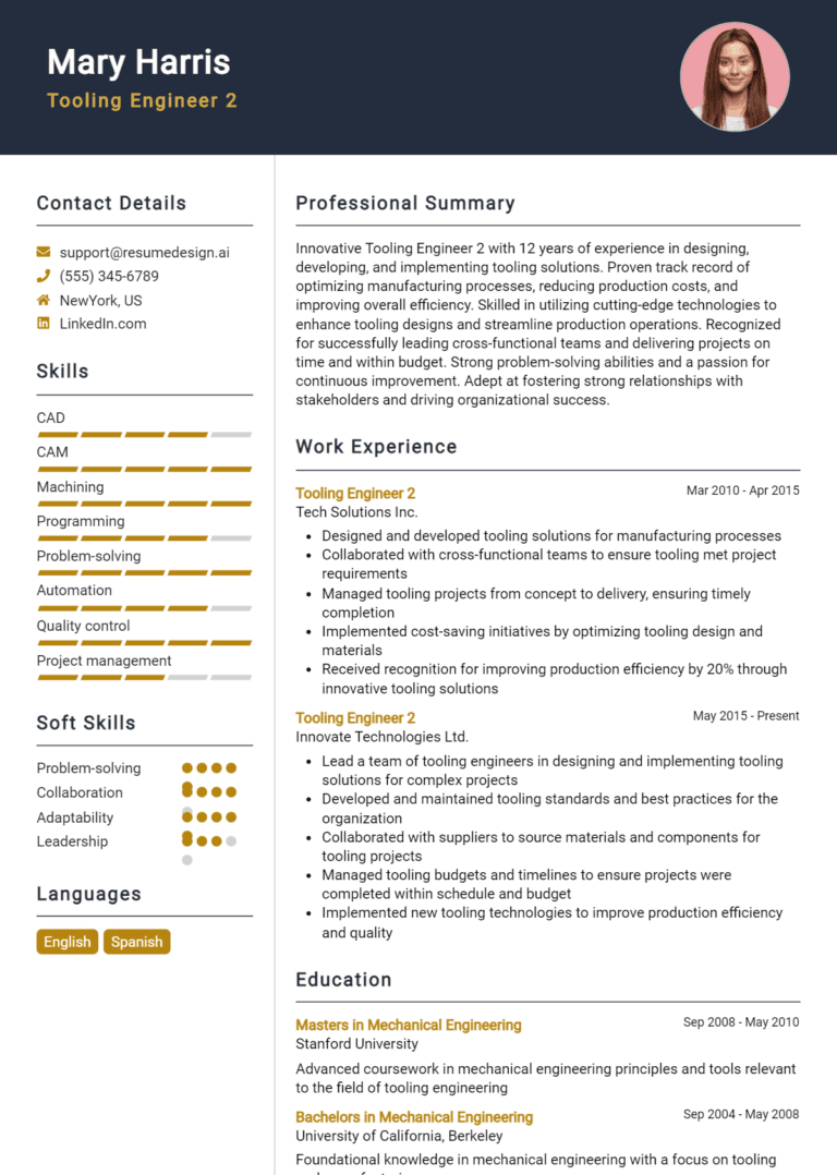 20 CNC Programmer Resume Examples And Templates for 2024 - ResumeDesign.ai