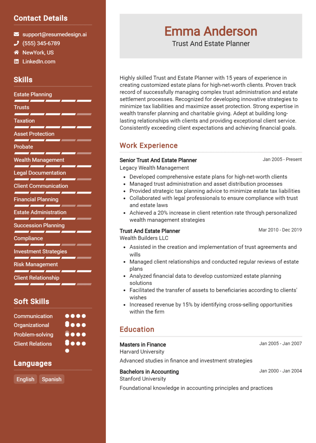9 Legal Advocate Resume Examples And Templates for 2025 - ResumeDesign.ai