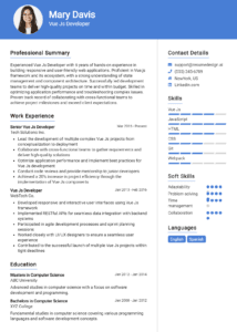 14 React Developer Resume Examples And Templates for 2024 - ResumeDesign.ai