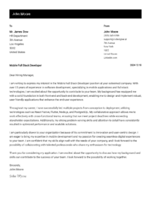 12 Software Engineer Cover Letter Examples And Templates for 2025 [with ...