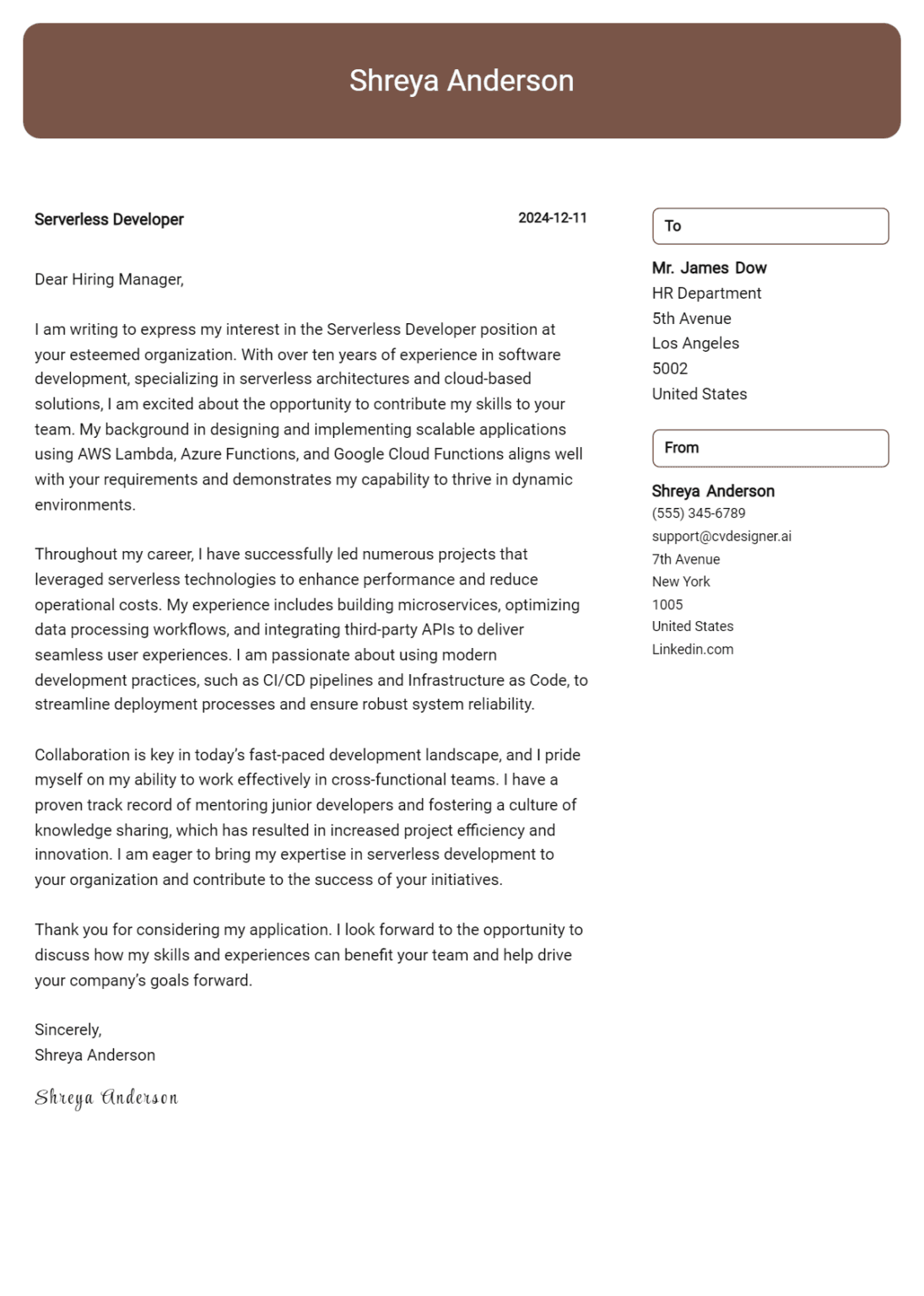 24 Software Developer Cover Letter Examples And Templates for 2025 ...